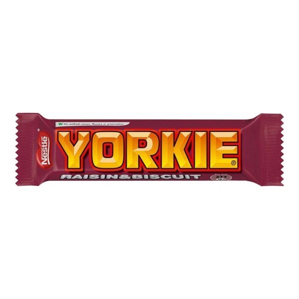 Nestle Yorkie Raisin and Biscuit Duo Bar 44g at eIrish.com